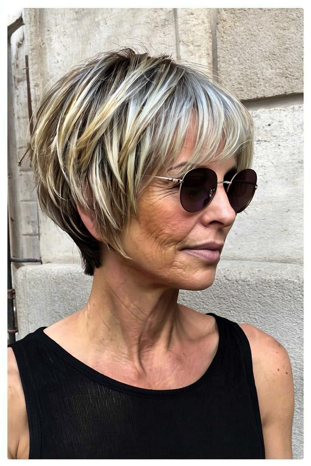 Kurzhaarfrisuren Fr Feines Haar Ab 50